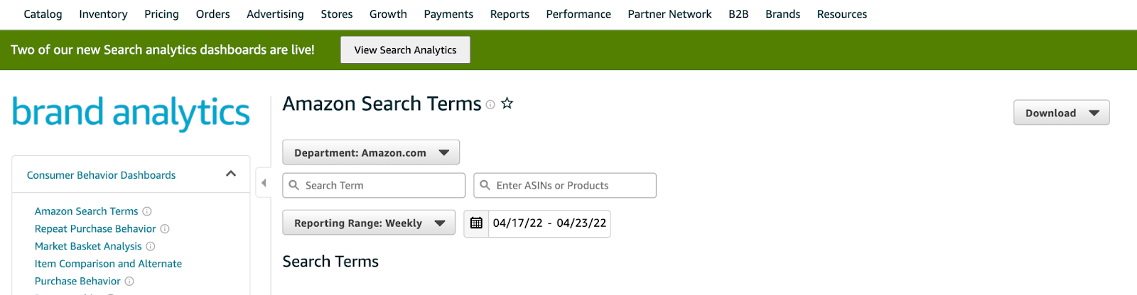 Amazon Search Analytics Guide for Brands | Amify